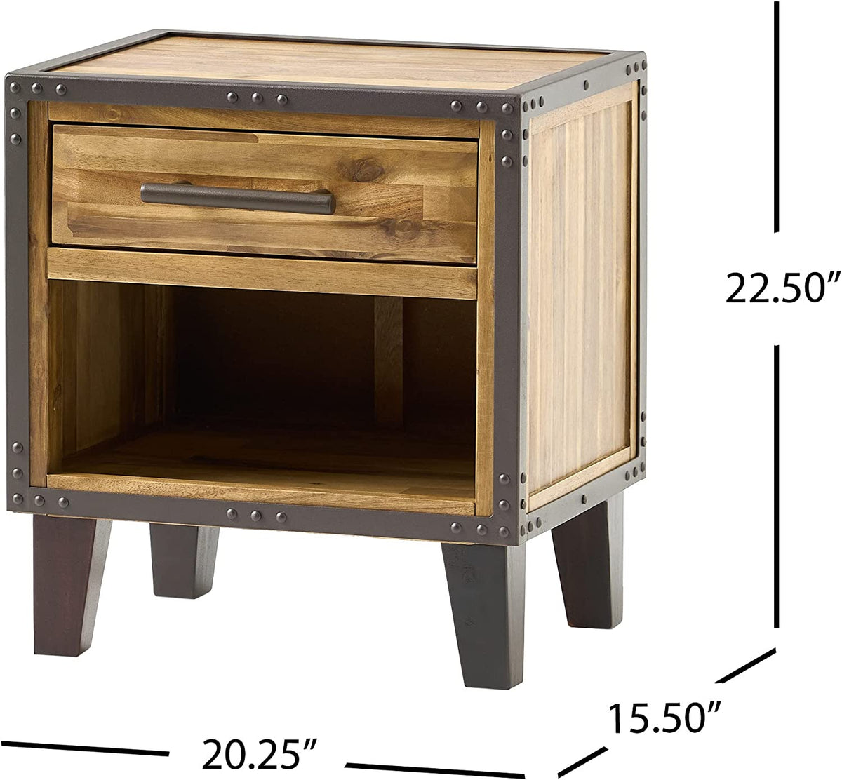 Princeton Acacia Wood Accent Table – Nijimaya