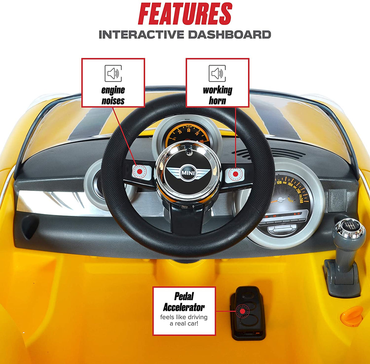 Mini Cooper Kid's 6V Ride-On Car – Nijimaya